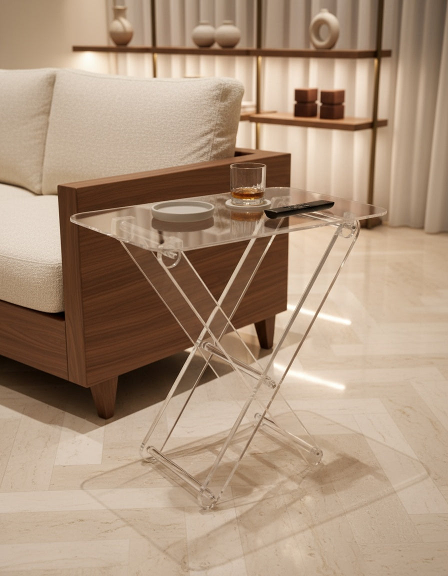 Folding Table – Zee Designs Plexiglass