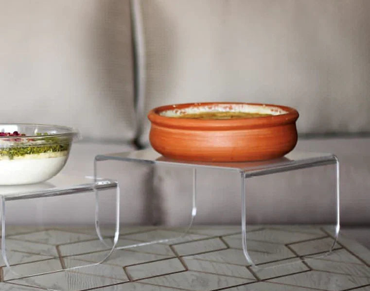 Food Riser Set – Zee Designs Plexiglass