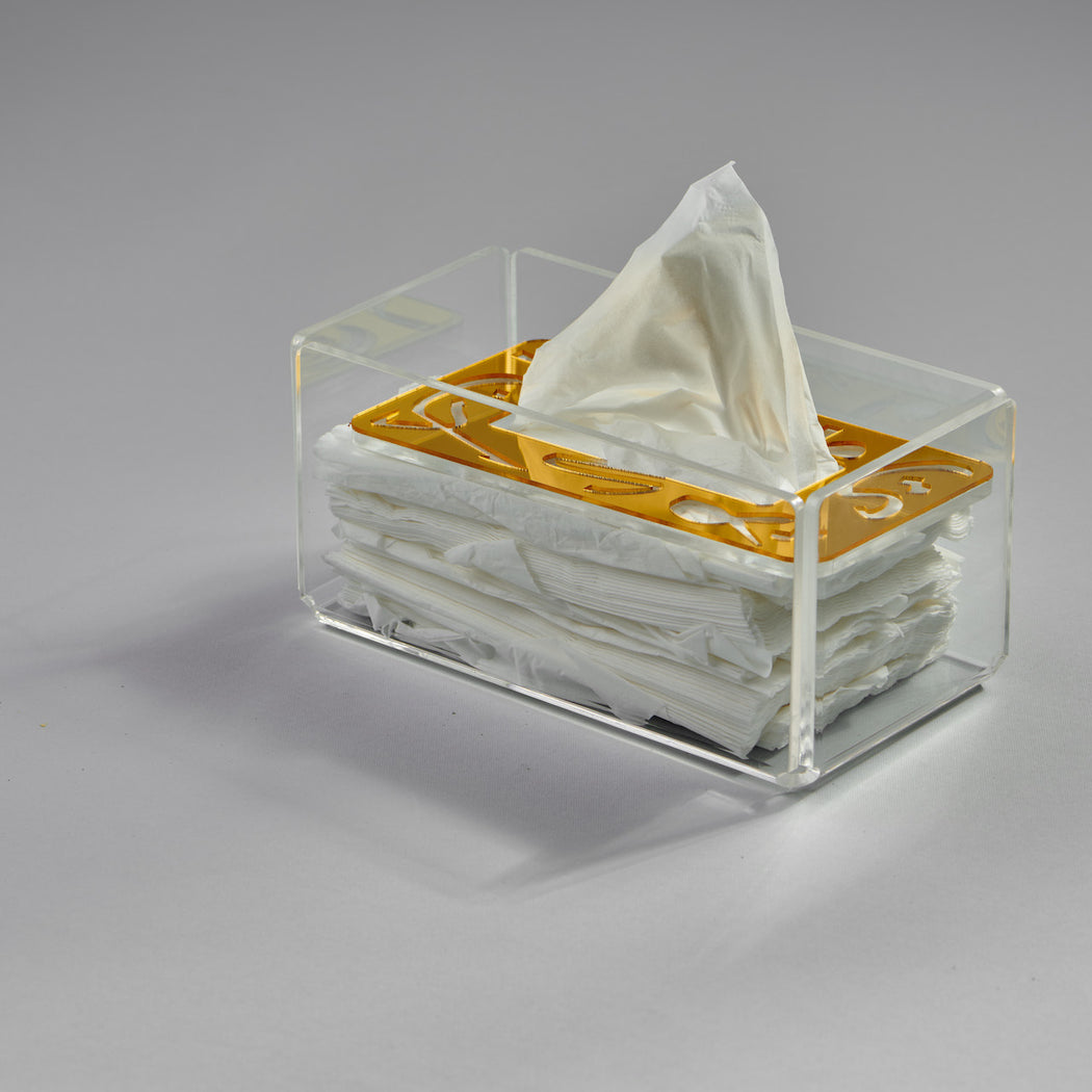 Arabic Calligraphy Tissue Box – Zee Designs Plexiglass